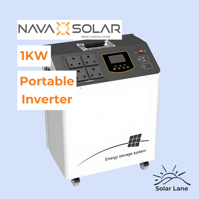 Navasolar 1KW Trolley Inverter / 0.96KWH Lithium Battery – Solar Lane